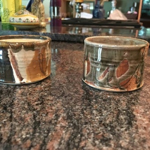 Pair of Stoneware Espresso Cups - Etsy