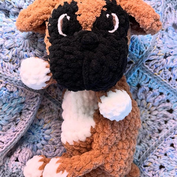 English Bulldog, Pitbull, Boxer Lovey Pattern, Crochet Dog, English ...