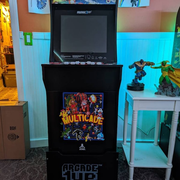 Mame Multicade Classics Side Art Arcade Cabinet Graphics Decals ...