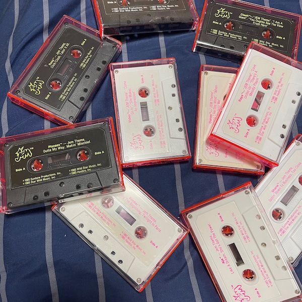 Colorful Cassette Tapes Arts Crafts (100) - Etsy