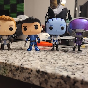 Mass Effect Characters 1,2,and 3 Custom Pop Vinyls Figures MADE TO ...