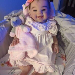 READY NOW Beautiful Baby Girl Asleep Crying Cuddle Body Hand-painted ...