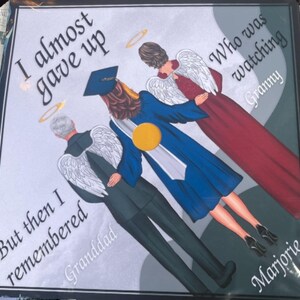 Black and Educated Graduation Cap Topper, African American Grad Cap ...