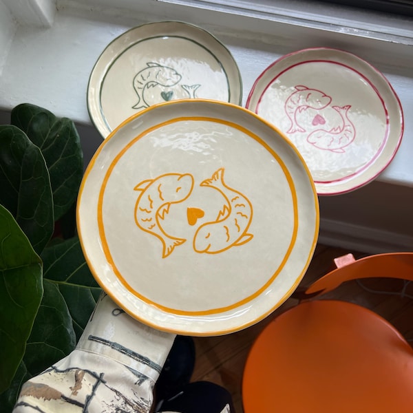 Custom Personalized Hand-painted Ceramic / Wedding Plate / Anniversary ...