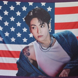 Seventeen Hoshi Horanghae Pose Flag Banner, Hoshi American Tapestry ...