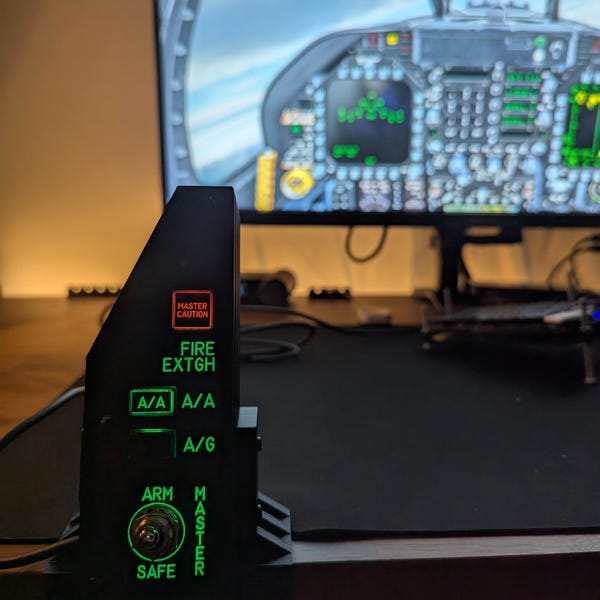 DCS World F/A-18 Hornet Master Arm Panel - Etsy