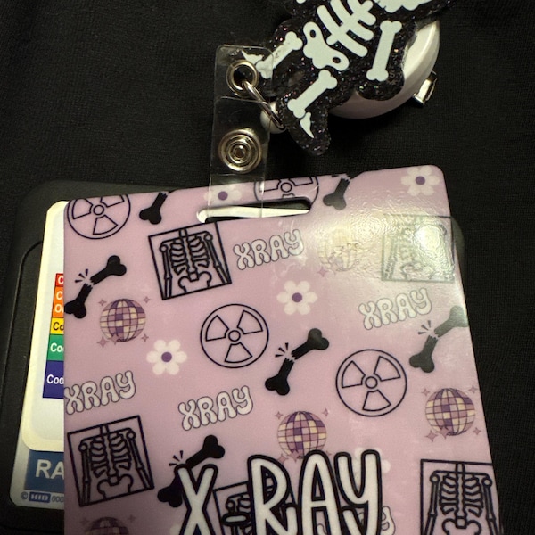 Xray Badge Buddy Gift for X-ray Technologist Badge Holder Radiology ...