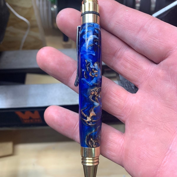 Mini Pinecone & Alumilite Pen Blanks - Etsy