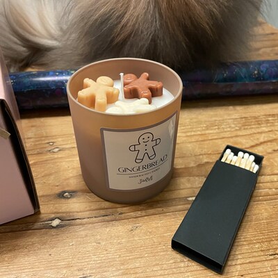 Gingerbread Candle. Candle. Candle Gift. Autumn Candle. Gingerbread Wax ...