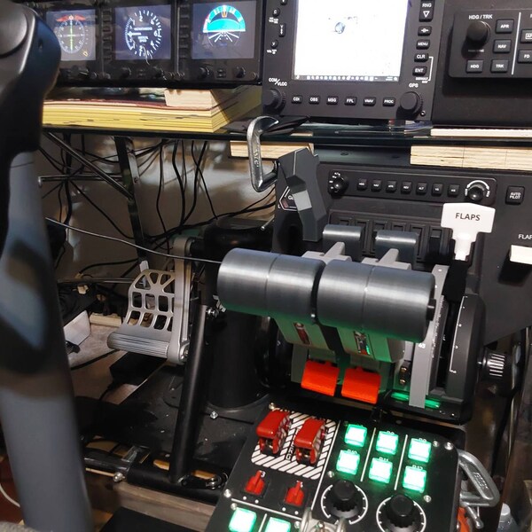 Prodesksim G58 Baron Twin Engine Piston Realistic Throttle/fuel Mixture ...