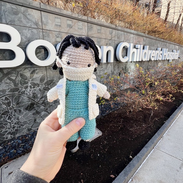 PDF Doctor Crochet Pattern (english): Amigurumi Doctor Pattern, Crochet ...