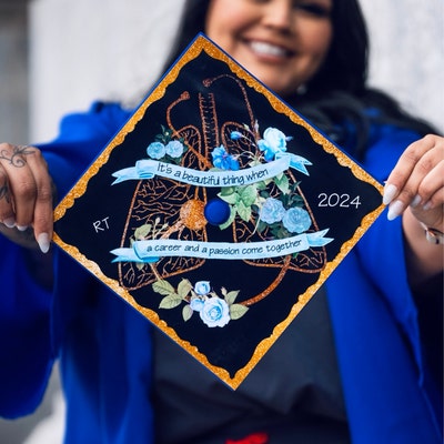 Personalized Nursing Graduation Cap, Custom Nursing Grad Cap Topper ...