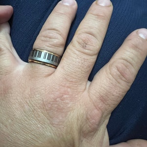 USSR Ring Communist Ring CCCP Ring 8mm Black Tungsten Band | Etsy