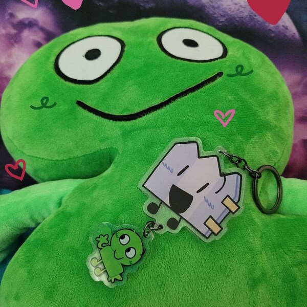 Two and Gaty TPOT Acrylic Keychain: Battle for Dream Island - Etsy