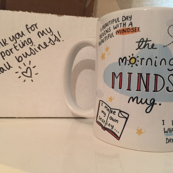 The Morning MINDSET Mug - Mental Health, Mindset, Law of Attraction ...