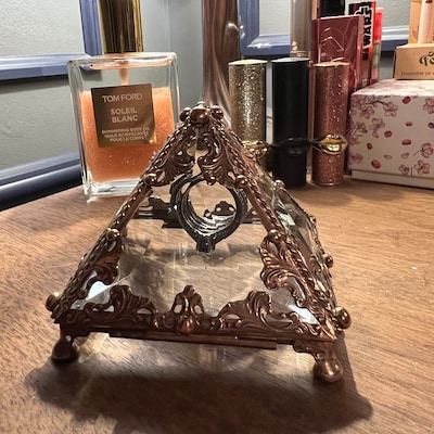 Big Pyramid Glass Box Glass Casket Geometric Box Geometric - Etsy