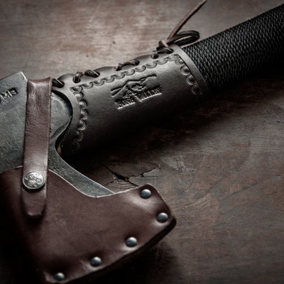 420-overstrike Guard With Leather Lacing for the Gränsfors Bruk 420 ...