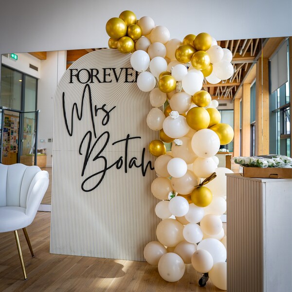 Personalized Backdrop Name Sign, Name Sign for First Birthday Party ...