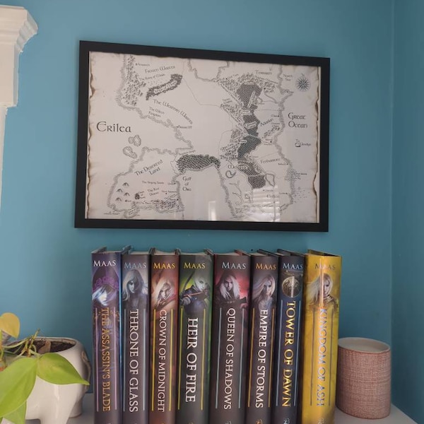 H. P. Lovecraft Karte von Arkham auf handgefertigter Rolle, The Call of ...