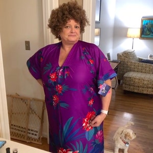 Vintage Gibi Roma Slinky Black Floral Pleated Mid Length Dress | Etsy