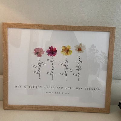 Bible Verse Wall Art, Psalm 23 Poster, the Lord is My Shepherd, Minimal ...