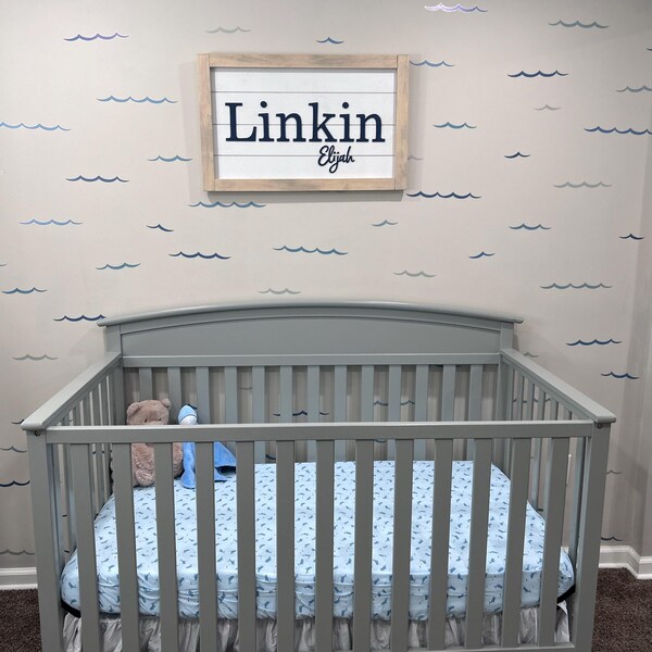 Nursery Name Sign Baby Name Sign Nursery Name Sign Wood Nursery Name ...