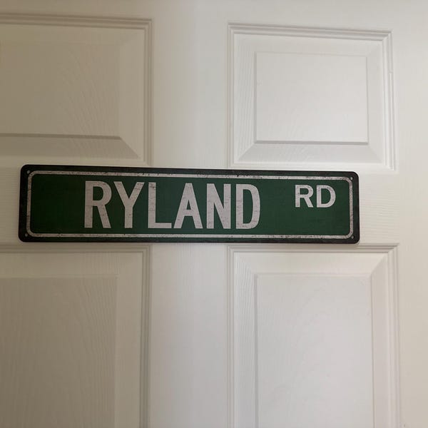 Custom Street Sign, Metal Street Sign, Custom Arrow Sign, Personalized ...