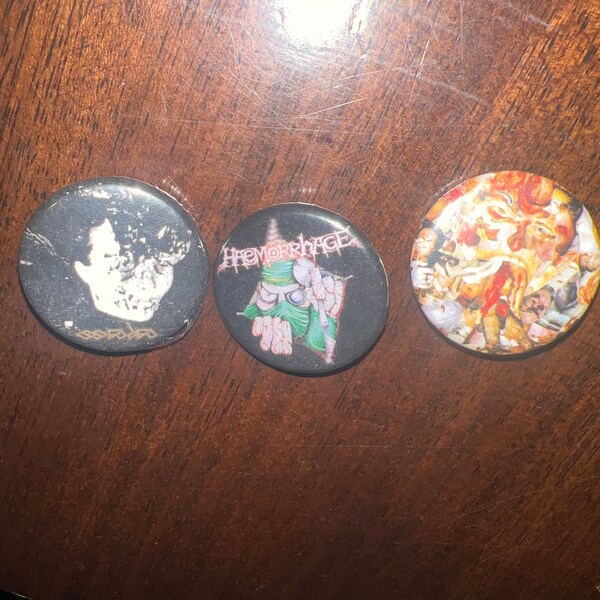 001 Grindcore Grind Power Violence Mince Dbeat Button, Pin, Badge - Etsy