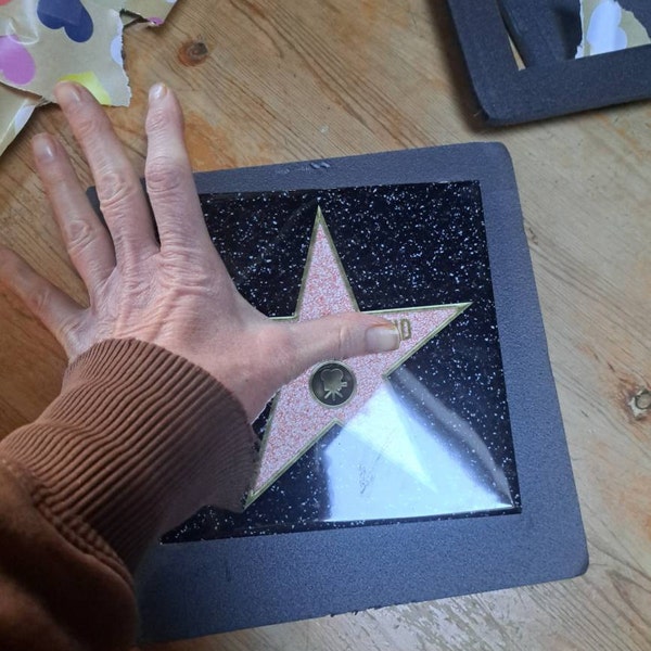 Personalised Hollywood Walk of Fame Tile – Custom Name Star Ceramic ...