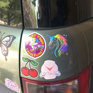 Cherries Vinyl Bumper Sticker Fruit Cherry Red Fruity Stickers - Etsy