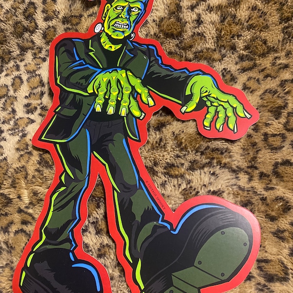 Halloween Magic Orange and Black Version Vintage Style Halloween Die ...