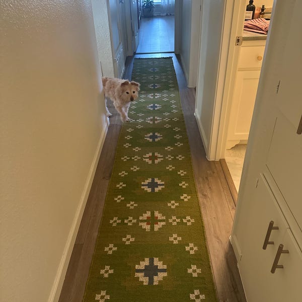 Wool Jute Kilim Multi Color Runner Rug,bedside Runner,custom Stair ...