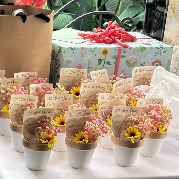 Wildflower Seed Wedding Favor for Guest in Bulk Seed Favor Wedding Bulk ...