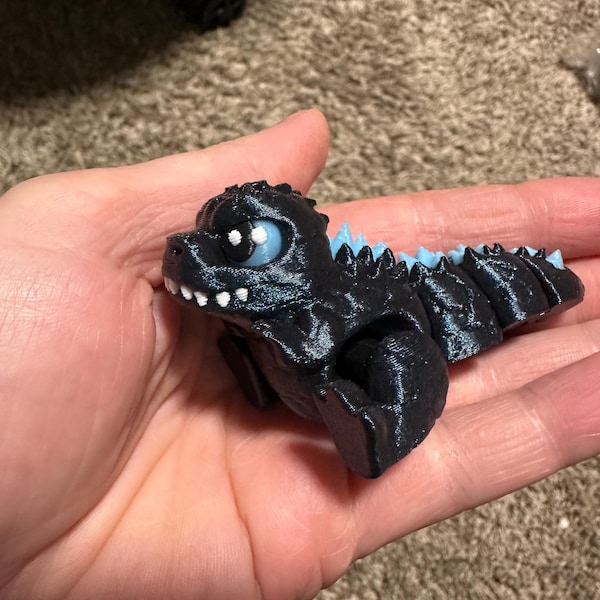 3D Printed Mini Flexi Animal Fidget | 3D Printed Fidget Toy | Flexi Toy ...