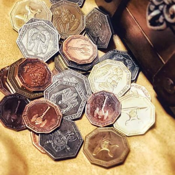 Fantasy Coins - Dwarven Gold - Etsy