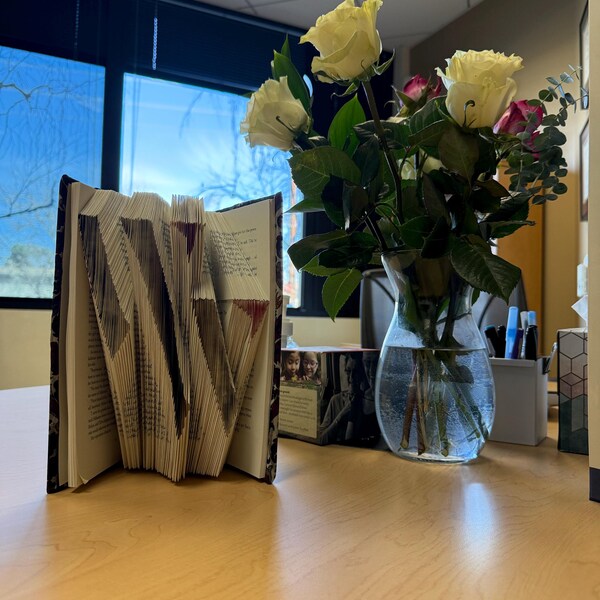 Book Folding Cut & Fold Pattern_treble_bass_clef_musician_music_heart ...