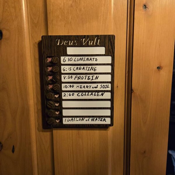 Sliding Wooden to Do List Board: Customizable Chore Chart With Stand - Etsy