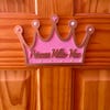 Children’s Door Sign - Princess Crown Plaque - Custom Kids Door Plaque ...