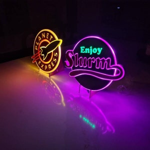 WASD Keys Edge Lit LED Sign Neon Like LED Arcade - Etsy