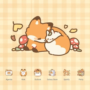 Shiba Inu App Icon Set Kawaii Aesthetic for Android IOS - Etsy