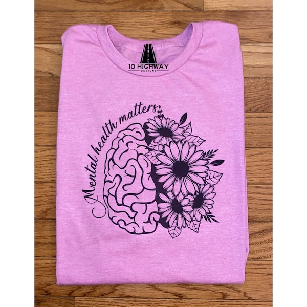 Daisy Svg Flower Mental Health Matters With Human Brain Daisies Buds
