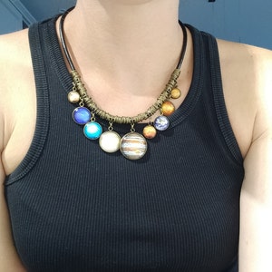 Solar Eclipse Necklace Solar System Pendant Sun Necklace Total Solar ...