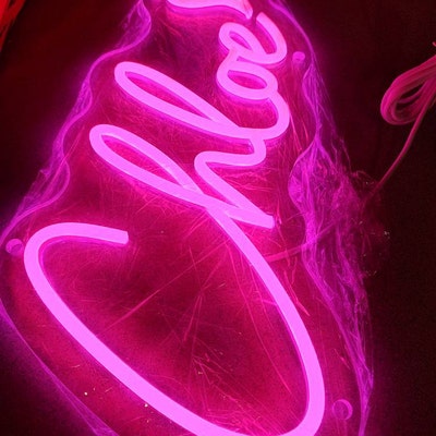 Neon Name Sign Custom Wall Decor, Neon Sign Light Teenage Boy Gifts ...