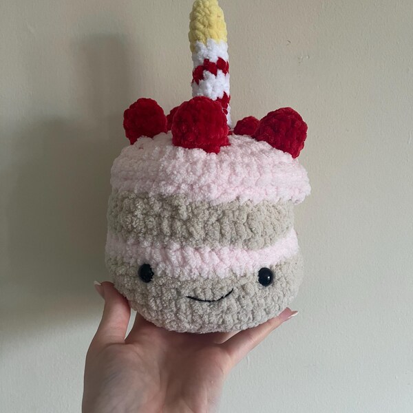 Birthday Cake Crochet PATTERN PDF ONLY, Cake Crochet Amigurumi Pattern ...