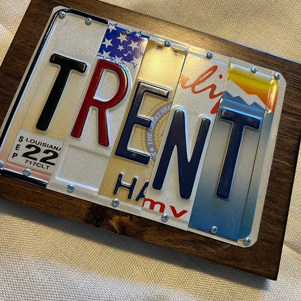 Happy Campers Custom License Plate Sign RV Life Camping Sign - Etsy