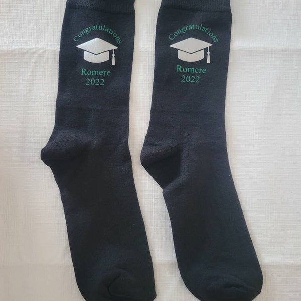Graduation Socks - Personalised Graduation Socks - Choice of University ...