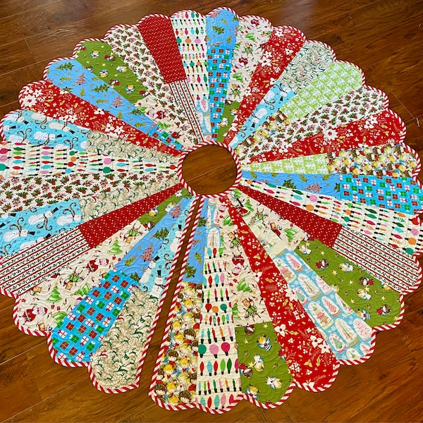 PDF Pattern for Giant Dresden Christmas Tree Skirt - Etsy
