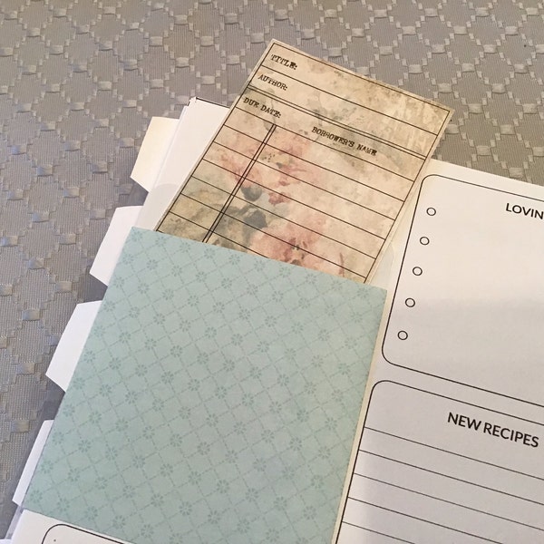 Aged Printable Library Cards, 20 Old Shabby Cards, Vintage Art Ephemera ...