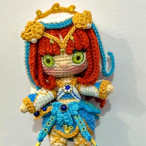 Crochet PDF Pattern: zhongli Chibi Amigurumi - Etsy