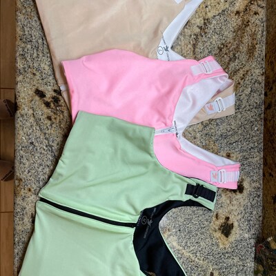 Post Surgical Comfortable Compression Front Closure Bra for Breast ...